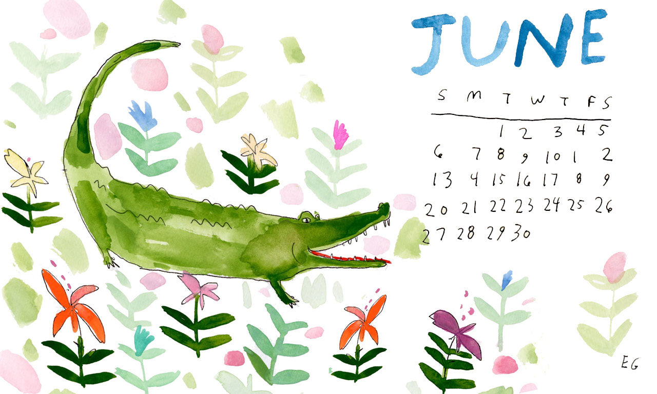 June Calendar – ELIZABETH GRAEBER